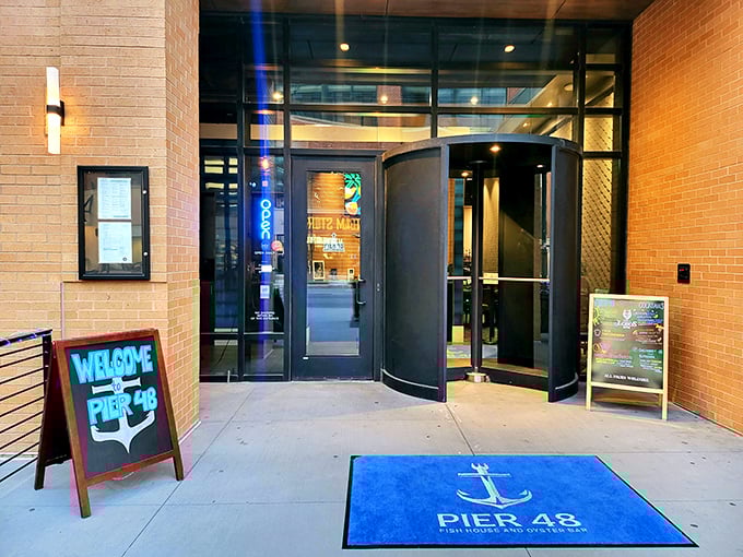 Pier 48's sleek design brings coastal sophistication to Indianapolis without the coastal attitude. 