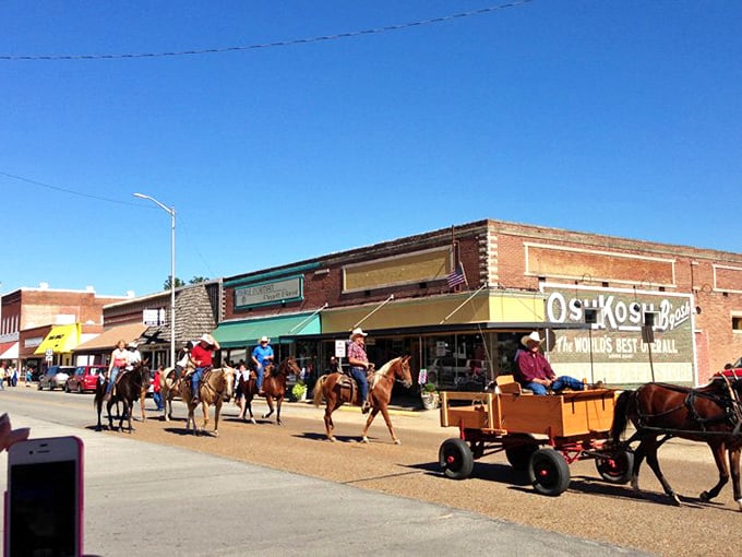 Piggott's charming downtown looks like it's waiting for a parade or perhaps the return of Hemingway himself.