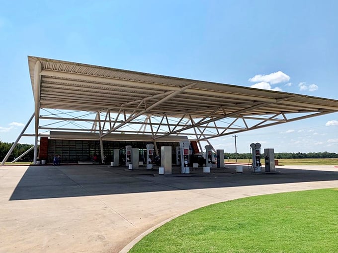 Gas station? Art installation? Soda shrine? Pops 66 is the architectural marvel that Route 66 deserves.