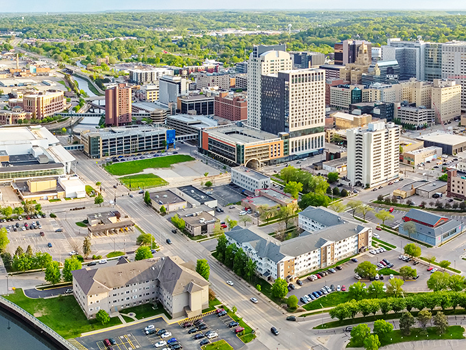 Rochester's skyline combines historic charm with modern amenities, proving you don't need big-city prices for big-city conveniences.