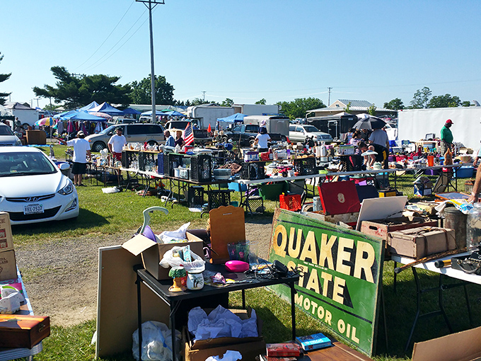 Open-air treasure hunting at its finest! Shen-Valley's covered market protects both shoppers and unexpected finds from Virginia's fickle weather.