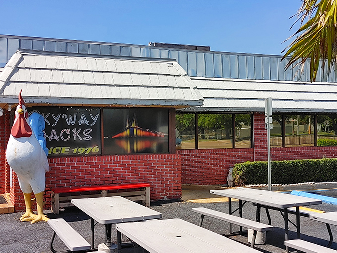 That giant rooster isn't just for show&mdash;it's standing guard over some of the best breakfast in St. Petersburg.