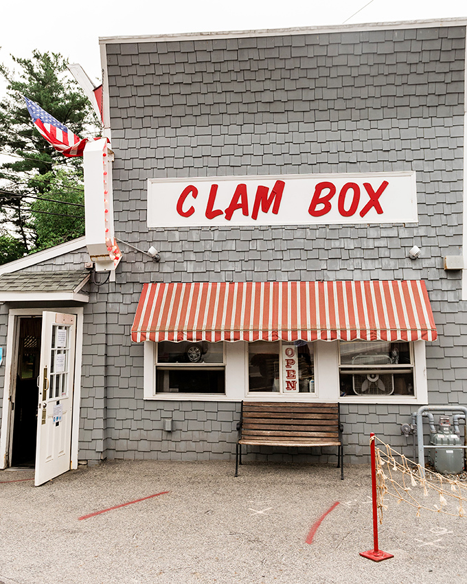 The Clam Box: Under that red and white awning lies crispy, golden happiness that's worth every minute you'll spend in line.