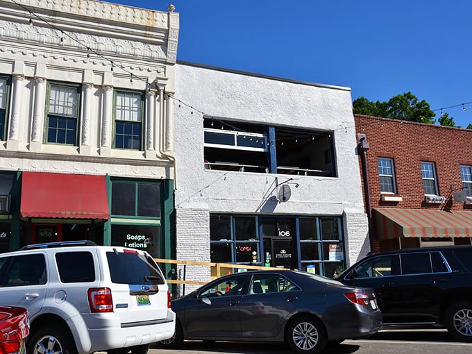 Wetumpka's riverside buildings offer affordable living with postcard-worthy views. Who needs expensive coastal cities when you've got this?