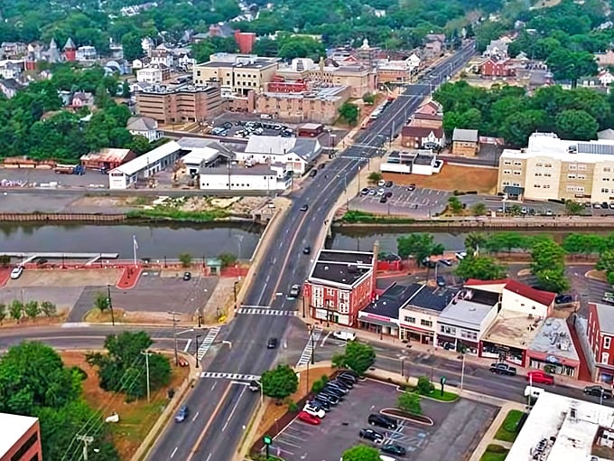 The Cohansey River winds through Bridgeton like a blue ribbon tying together this affordable package of small-town charm.
