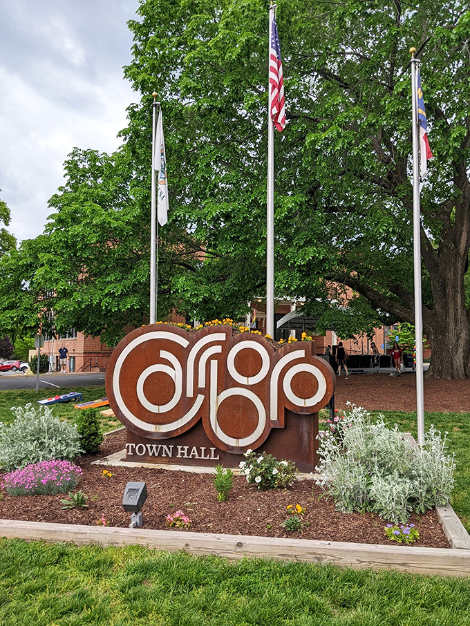 Carrboro's tree-lined streets make even a quick trip to the store feel like a pleasant stroll. The traffic lights are just suggestions for slowing down to chat.