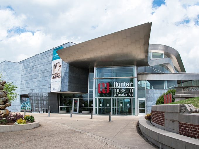 Culture meets affordability at Chattanooga's Hunter Museum. Perched above the Tennessee River, it's where art appreciation doesn't require a platinum credit card.