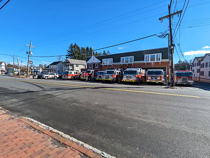 Brick buildings, blue skies, and business as usual. Chester's Main Street charm comes with a side of small-town pride.