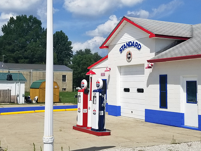 That vintage Standard Oil station isn't just preserved history—it's Coatesville's way of saying some things are worth keeping around.