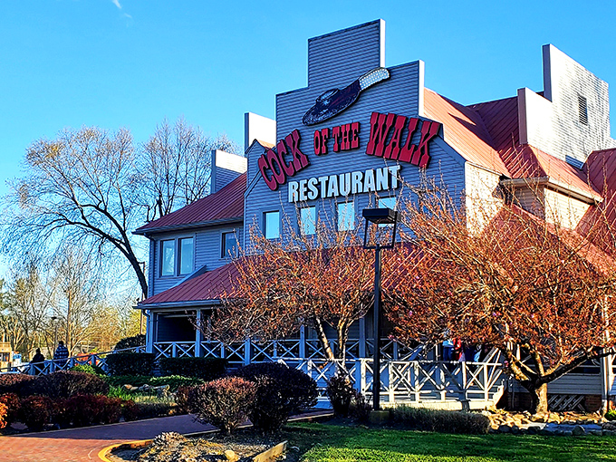 That distinctive red roof houses cornbread-flipping wizards and catfish that would make Huckleberry Finn weep with joy.