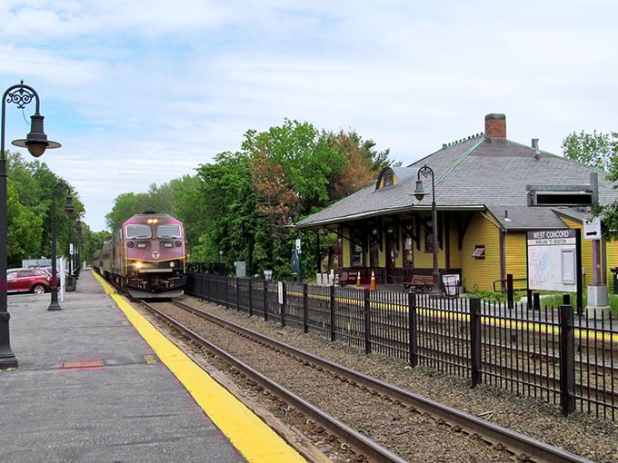 Catch your train at the West Concord station, where historic charm and modern travel meet in this beautiful Massachusetts town.