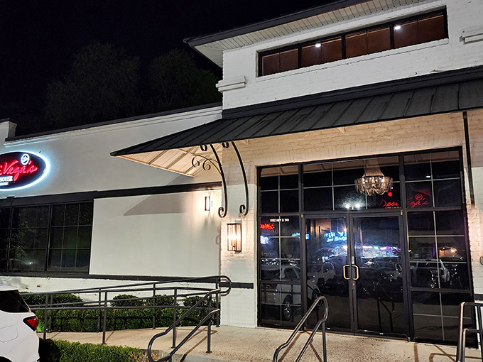 Night falls, but Desi Vega's glows with possibility. Behind those doors, prime cuts await their moment of glory.