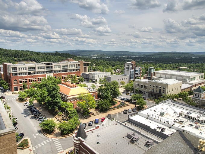 Quaint storefronts and affordable living &ndash; Fayetteville's main drag is like a Norman Rockwell painting with better Wi-Fi.