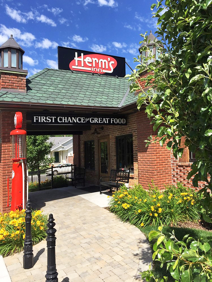 "First Chance for Great Food" isn't just a slogan&mdash;it's Herm's Inn's solemn promise to hungry morning travelers.