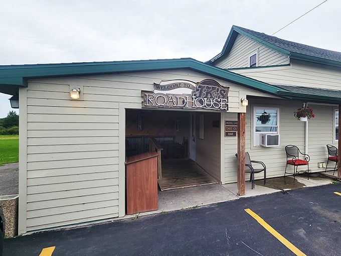 Simple on the outside, spectacular on the plate&mdash;JK's proves you don't need fancy architecture when your steaks speak volumes.