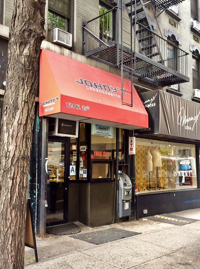 Where Manhattan breakfast dreams come true under a no-nonsense storefront that practically whispers, "We're too busy making perfect eggs to be fancy."