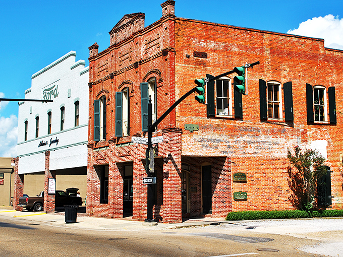These brick buildings in New Iberia aren't just shops &ndash; they're architectural time capsules with modern businesses inside.