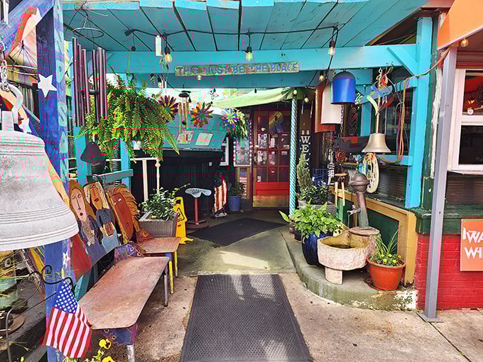 Color explosion ahead! This psychedelic paradise hasn't met a hue it doesn't like. Even at 3 AM, it's brighter than your future.