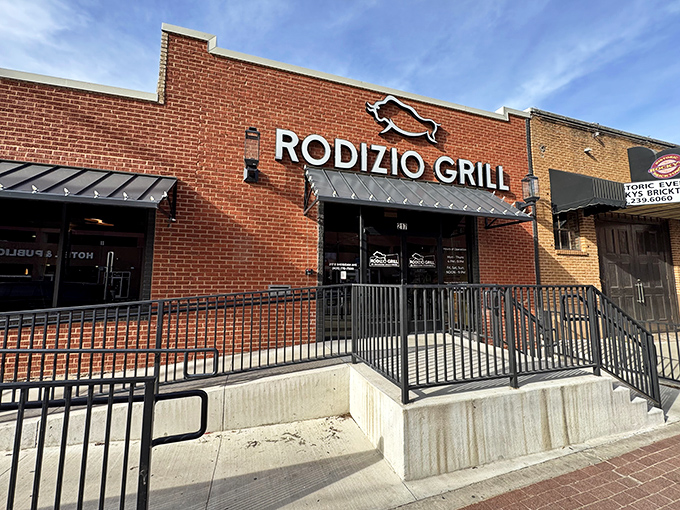 Rodizio's simple storefront hides the meat marathon happening inside&mdash;where "I'm full" is just a temporary condition.