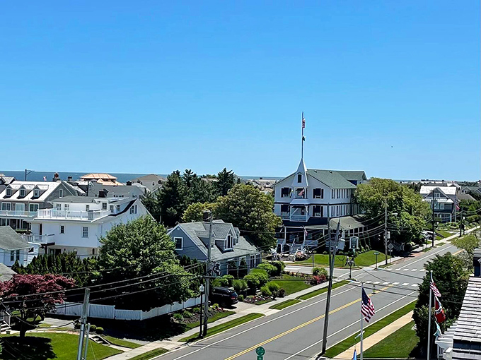Sea Girt: Where even the storefronts have stories to tell. That "Leone's" sign has witnessed decades of shore visitors.