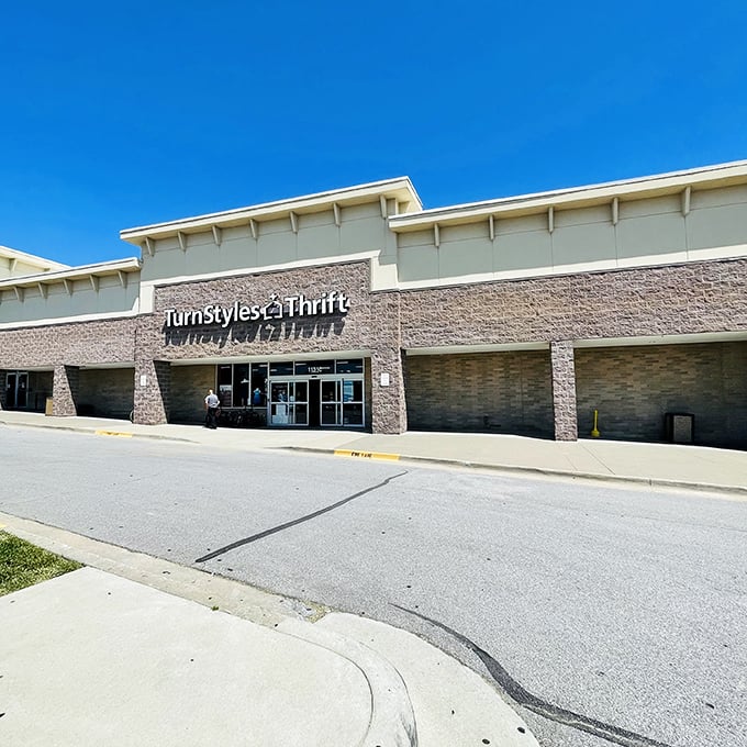 Clean lines and modern design make TurnStyles look more upscale department store than thrift shop. Your wallet will know the difference!