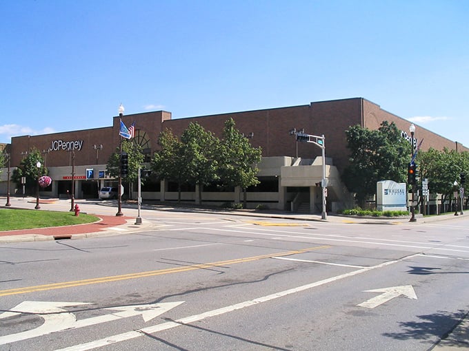 State Street in Madison offers a pedestrian paradise where culture and affordability meet beneath a canopy of autumn trees.