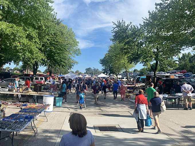 Architectural grandeur houses countless treasures. This former factory now manufactures something different: the thrill of the find.
