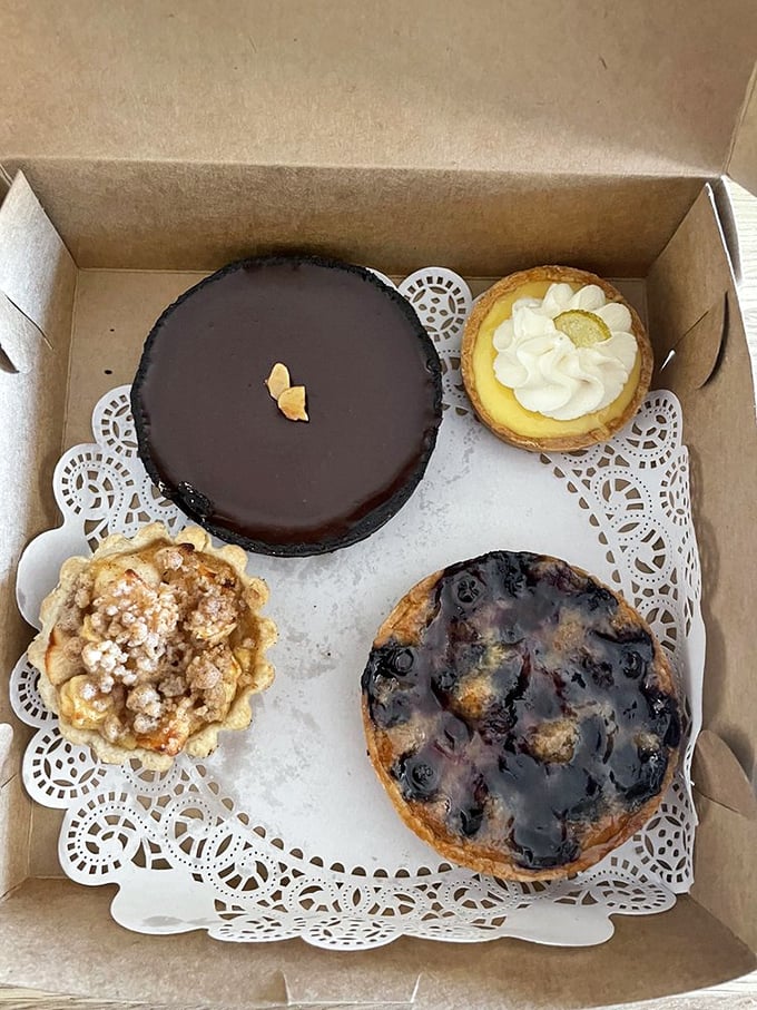 Four perfect reasons to abandon your diet resolutions. That bourbon pecan tarte alone could make a grown adult weep with joy. 