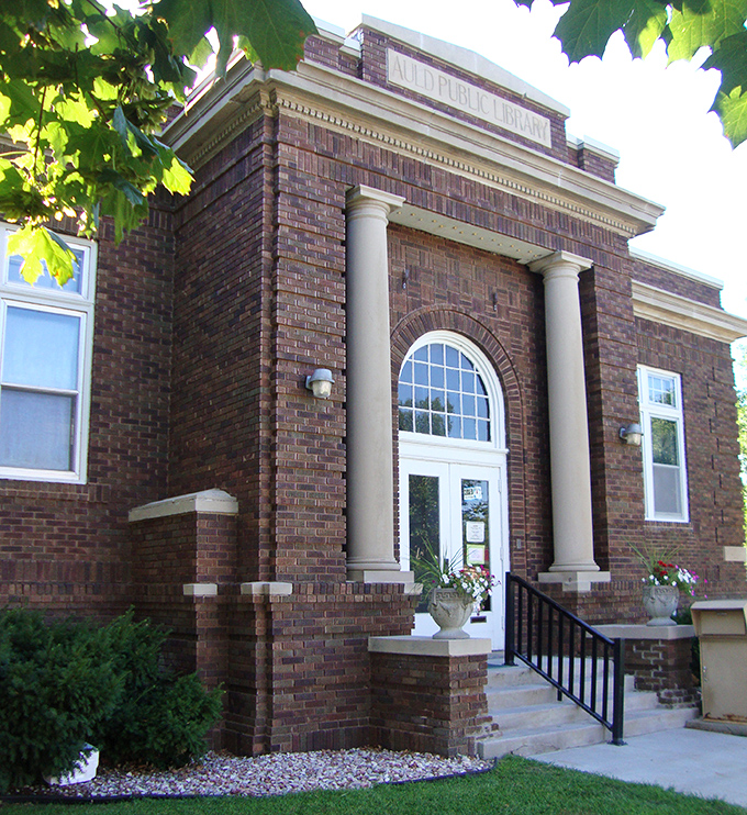 Carnegie would be proud. The Auld Public Library stands as a temple to knowledge, its brick facade having witnessed generations of readers.