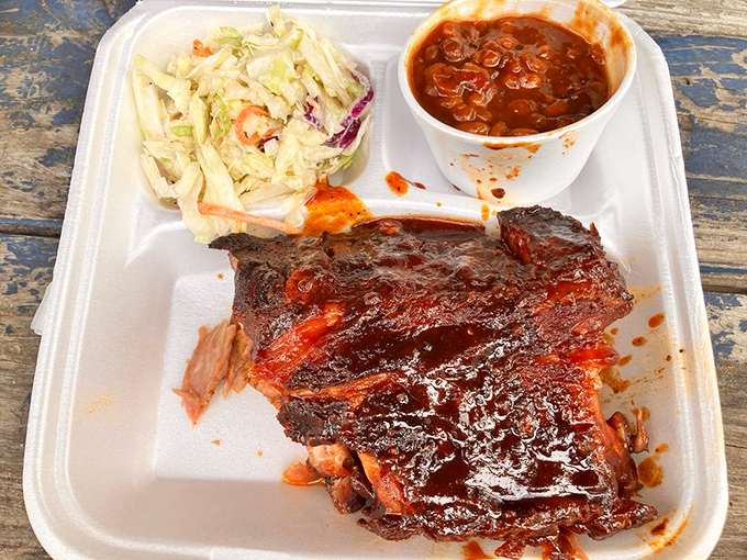 These aren't just ribs &ndash; they're glistening masterpieces of smoke and time that make vegetarians question their life choices.