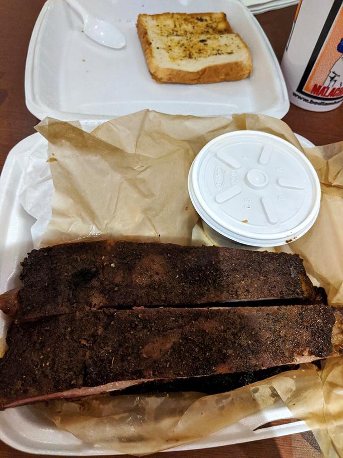 Barbecue perfection doesn't need fancy presentation. These ribs with their mahogany bark are the Picasso of pork&mdash;simple, revolutionary, and utterly timeless.