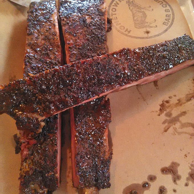 These ribs don't just fall off the bone&mdash;they practically leap into your mouth with a perfect bark that's the barbecue equivalent of a Prada suit.