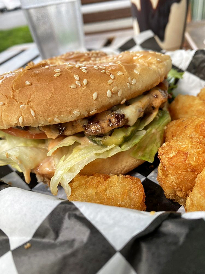 This isn't just a bacon cheeseburger&mdash;it's a masterclass in simplicity. Crispy bacon, melty cheese, and a patty that deserves its own fan club.