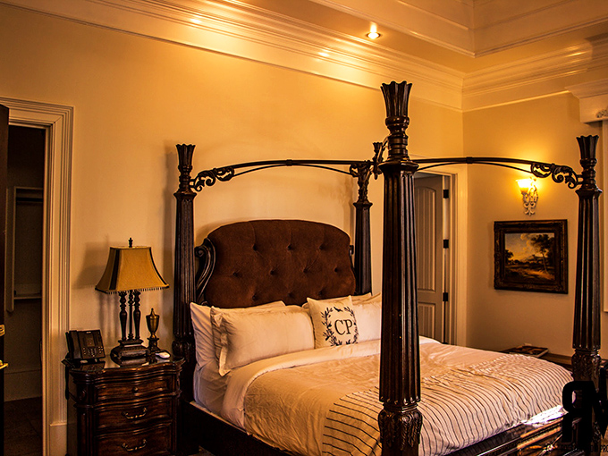 Sleep like royalty in a four-poster bed fit for a king. This isn't your average hotel room&mdash;it's a chamber worthy of Bluegrass nobility.