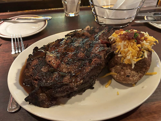 Blackened to perfection with a loaded baked potato sidekick&mdash;this prime rib doesn't need a superhero cape to save your day.