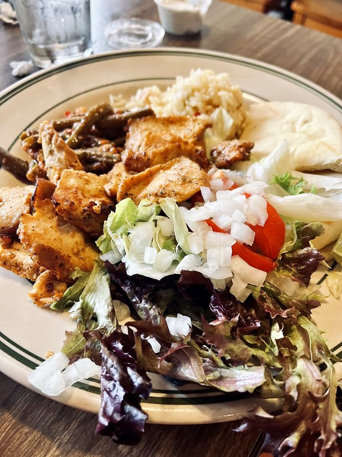 Not all heroes wear capes&mdash;some come on a plate with rice pilaf and a Greek salad that makes vegetables actually exciting again.