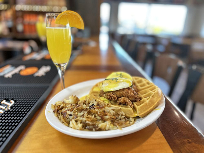 Chicken and waffles: where breakfast and dinner have a delicious identity crisis. That golden waffle with crispy chicken is the breakfast of champions&mdash;and everyone else too.