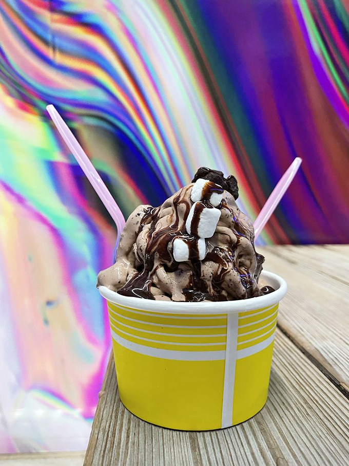 This chocolate masterpiece topped with marshmallows isn't just dessert&mdash;it's what your midnight refrigerator raid dreams of becoming when it grows up.