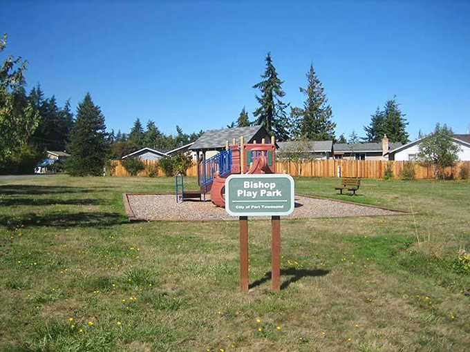 Bishop Play Park offers families a peaceful retreat where kids can burn energy while parents enjoy that rarest of modern luxuries&mdash;a moment to breathe.