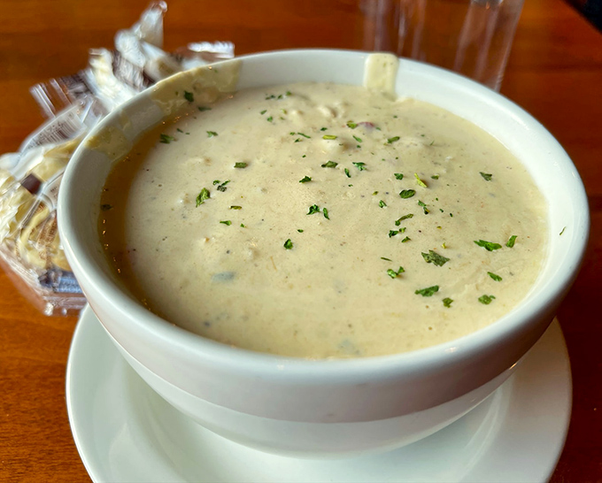 Creamy, dreamy, and worth every mile of your journey—Ivar's legendary clam chowder is Seattle comfort in a bowl.