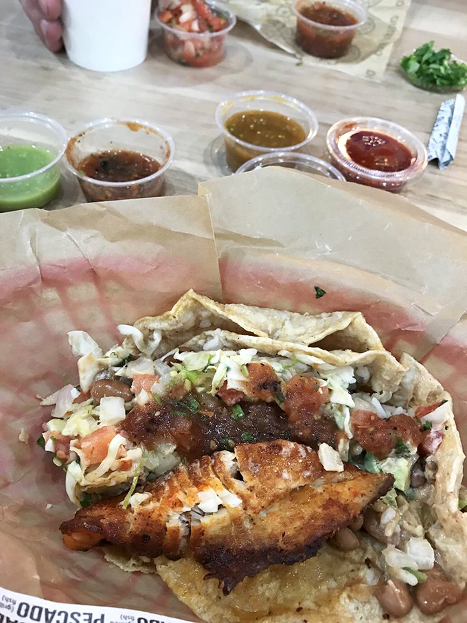 This fish taco isn't just food&mdash;it's an edible postcard from coastal Mexico that somehow found its way to Pennsylvania. 