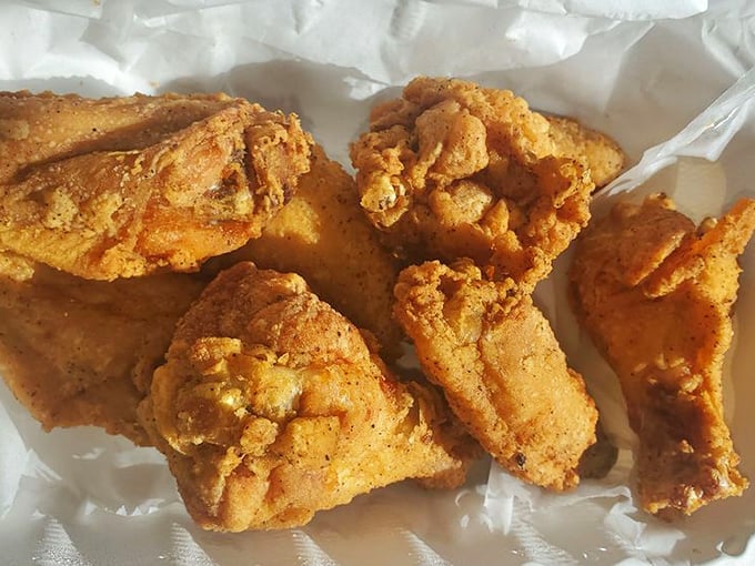 Golden-brown perfection that makes Colonel Sanders look like an amateur. This chicken doesn't just speak&mdash;it sings to your soul.