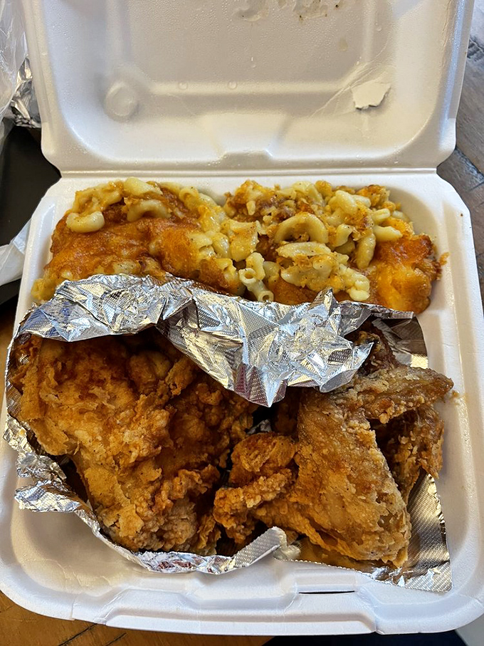 Golden-fried chicken nestled beside creamy mac and cheese&mdash;a combination so perfect it should have its own national holiday.