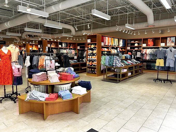 Not your grandmother's department store &ndash; modern displays and thoughtful organization make navigating this sea of fashion less "bargain basement" and more "curated collection."