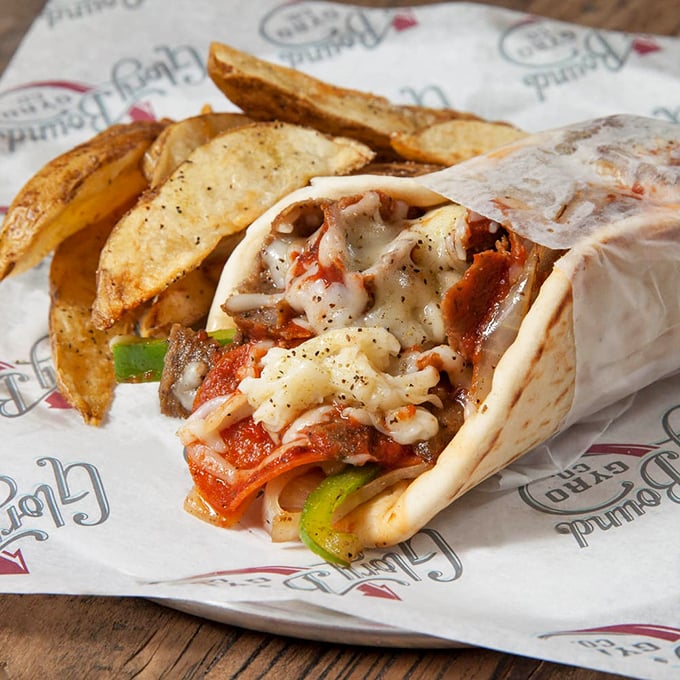This Italian Gyro is what happens when Athens and Naples have a delicious love child&mdash;melty cheese, pepperoni, and traditional gyro meat in perfect harmony.