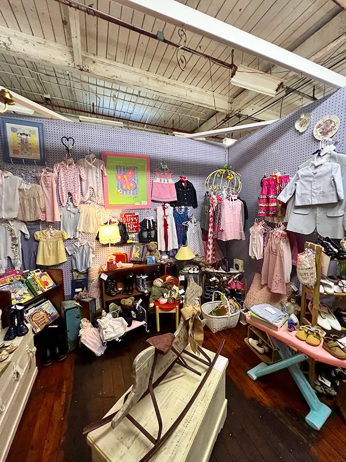 Tiny outfits frozen in time&mdash;each one a reminder that kids used to dress like miniature adults instead of walking billboards for cartoon characters.