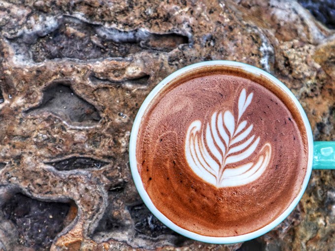 Latte art so perfect it belongs in a gallery. That delicate white fern design isn't just Instagram bait, it's the signature of someone who truly cares.