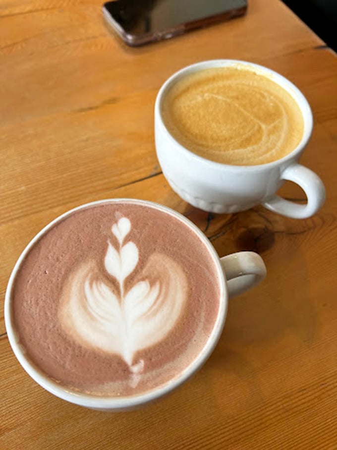 Latte artistry at its finest&mdash;where the foam creates patterns so pretty you almost feel guilty disrupting them with your first sip. Almost.