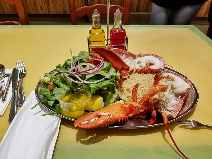This isn't just a lobster&mdash;it's a crustacean celebration on a plate. The kind of meal that makes you want to send a thank-you note to the ocean.