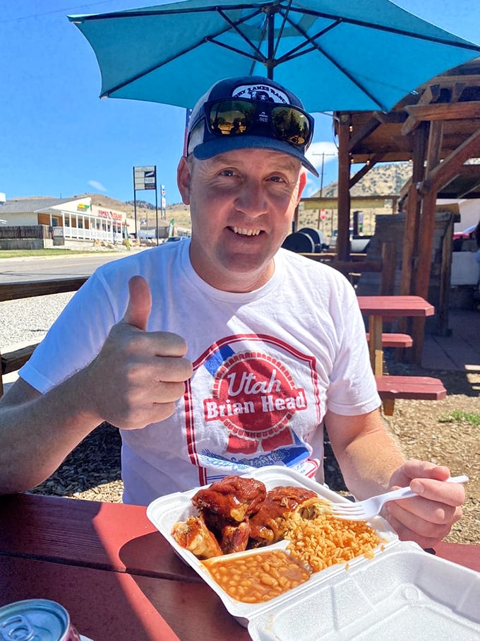 Holy smoke rings, Batman! These ribs aren't just falling off the bone&mdash;they're practically jumping onto your fork with saucy enthusiasm.